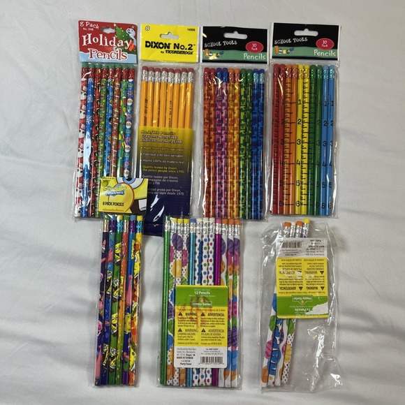 DIXXON | Office | Vintage Pencils Lot Sealed Spongebob School Easter ...